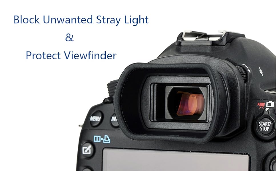 Amazon.com : Kiwifotos Long Soft Viewfinder Eyecup Eyepiece for Canon EOS 5D Mark IV 5D Mark III ...