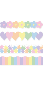 Amazon.com: 68 Ft Retro Checkered Bulletin Board Borders Boho Retro ...