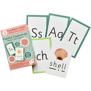 Phonics Flashcards Phase 2 and Phase 3: Letter sound cards for home and ...