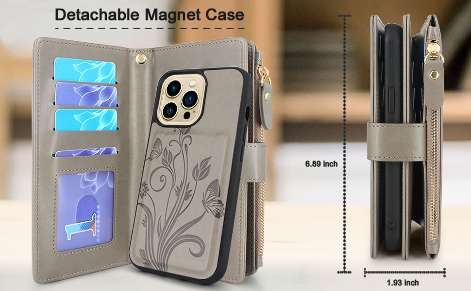 Amazon.com: Lacass Compatible with iPhone 13 Pro 6.1 inch 2021 Case [Card Slots] ID Credit Cash ...