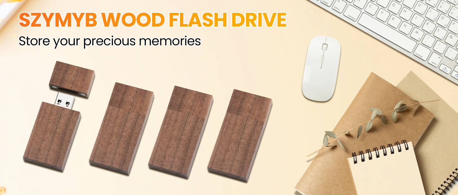 Amazon.com: 32GB Custom Crystal USB 3.0 Flash Drive with Wooden Gift Box, Wedding Thumb Drive ...