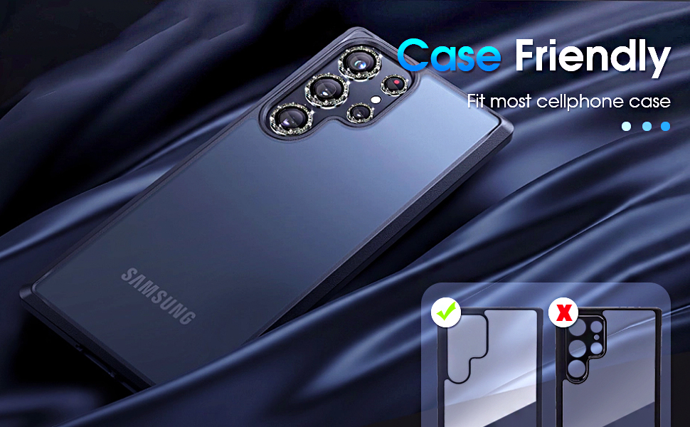 Amazon.com: TIUYAO [5+2] Camera Lens Protector for Samsung Galaxy S23 Ultra, Tempered Glass ...