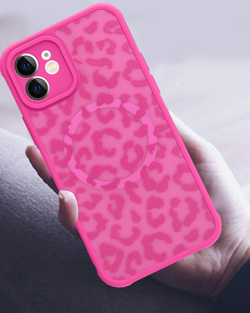 Amazon.com: MOWIME Magnetic for iPhone 15 Plus Case Leopard [Compatible with MagSafe] [Full ...