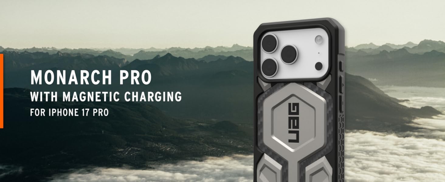 Amazon.com: URBAN ARMOR GEAR UAG Designed for iPhone 17 Pro Case Monarch Pro - Compatible with ...