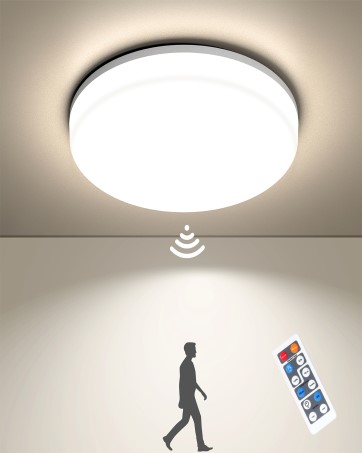 Annaror Smart LED Ceiling Light WiFi, 13in RGB Flush Mount Lighting ...