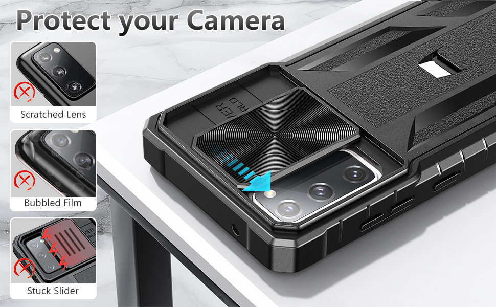 WTYOO for Samsung Galaxy S20-FE Case: Military Grade Drop Proof Protection Mobile Cover with ...