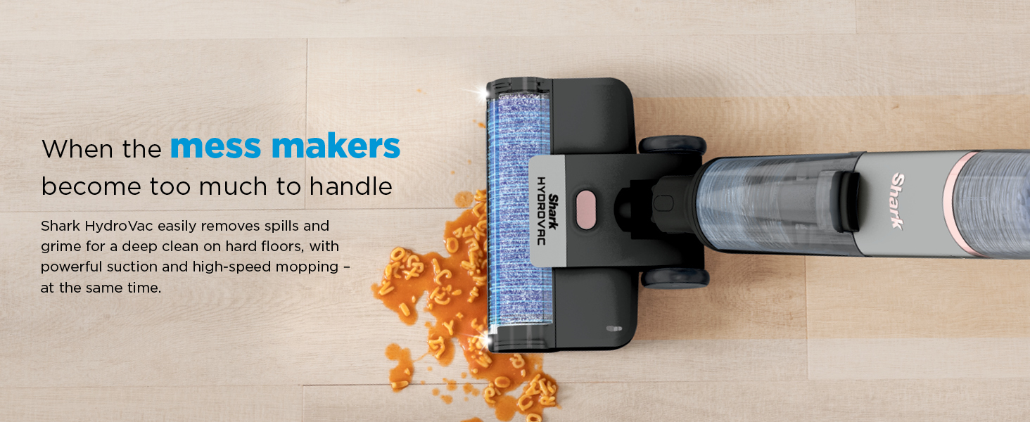 Shark HydroVac Cordless Hard Floor Cleaner with Antimicrobial Brush ...