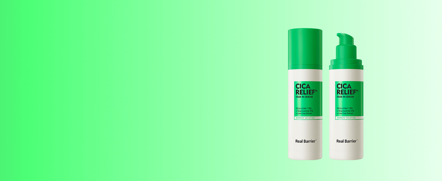 Amazon.com: Real Barrier Cica Relief Rx Fade In Serum 50ml 1.69 fl. Oz. |Calming & Skin Recovery ...