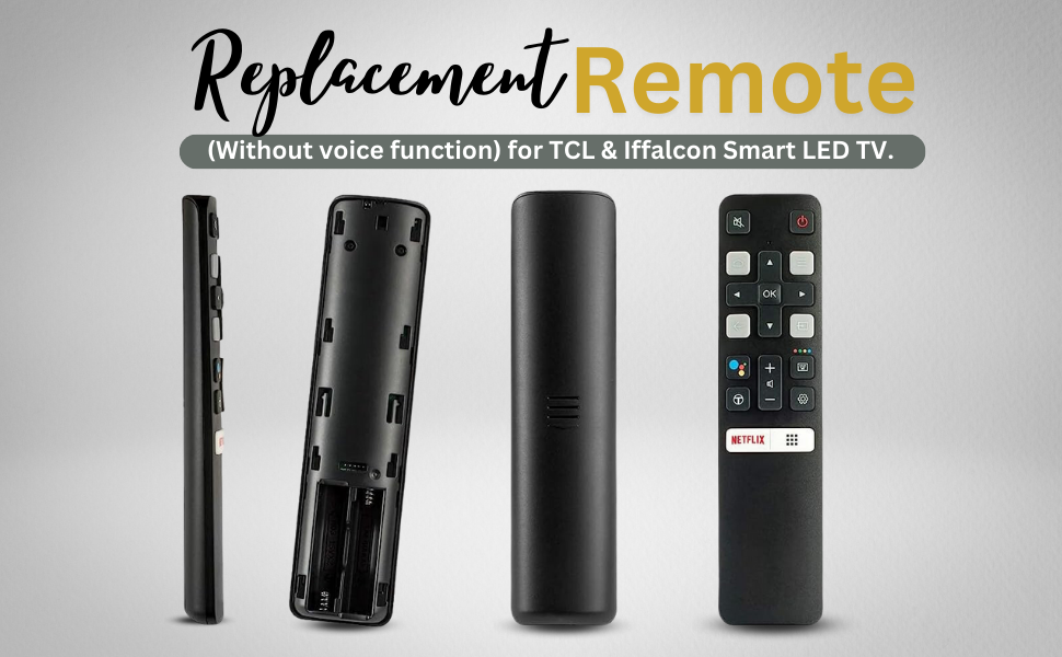 Buy Eboxi Presents TCL Remote Control Smart TV RC802V Remote Compatible ...