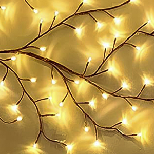 Amazon.com: SZMiNiLED Enchanted Willow Vine Lights with Remote：Christmas Decorations 144 LEDs ...