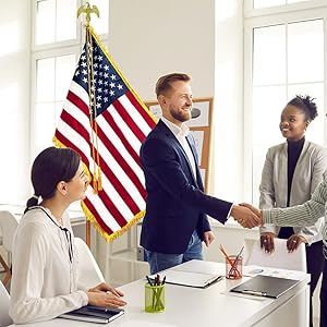 Amazon.com : Montex Indoor Flag Poles Kit, Telescoping Flag Pole with Base 8.8Ft, 3x5 FT ...