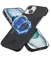 Amazon.com: MONOCARBON Real Forged Carbon Fiber Case for iPhone 15 Pro Max, Premium Minimalist ...