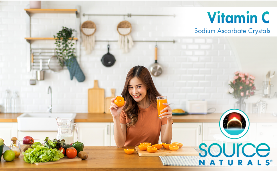 Amazon.com: Source Naturals Vitamin C Sodium Ascrobate Crystal, Immune Support* - 8 oz. Crystals ...