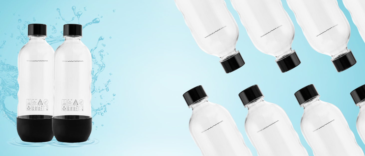 Amazon.com: Replacement Bottle for sodastream Carbonating Sparkling Water Machine 1 Liter (2 ...