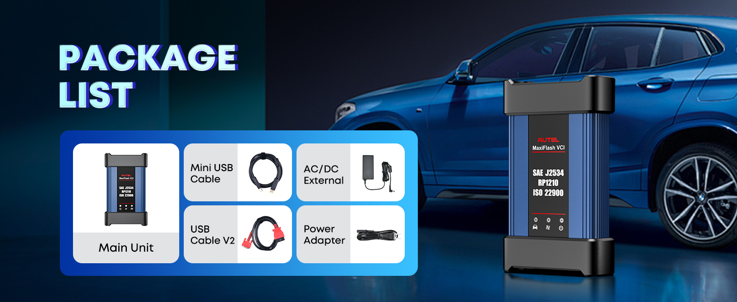 Amazon.com: Autel J2534 MaxiFlash VCI, 2025 J2534 Reprogramming Tool ...