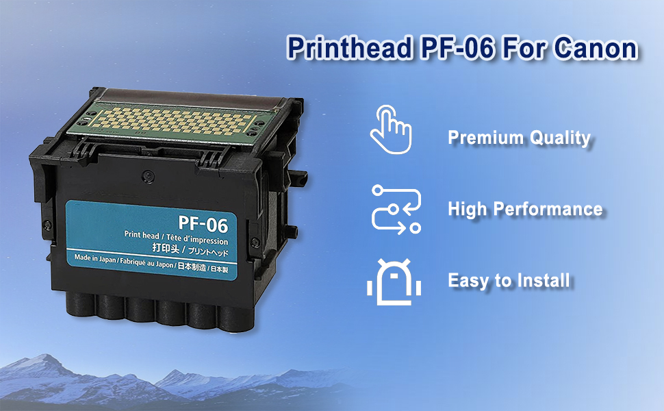 Amazon.com: Printhead for Canon, PF-06 Printhead Compatible with Canon TA-20, TA-30, TM-200, TM ...