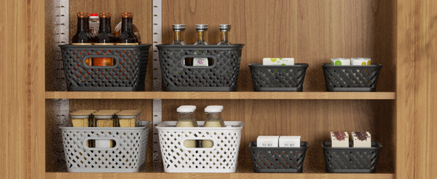 Amazon.com: MaxGear Organization and Storage 3 Packs, Plastic Bins ...