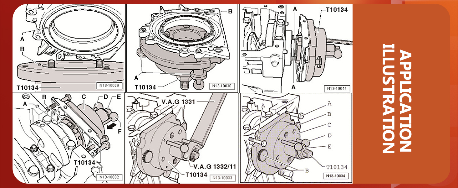 Amazon.com: TradeINArt T10017 T10134 Crankshaft Oil Seal Remover ...