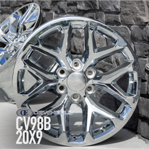 Amazon.com: OE Wheels LLC 20 inch Rim Fits Silverado Tahoe Sierra Yukon Escalade Snowflake Wheel ...
