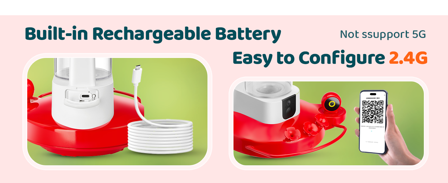 Amazon.com : NETVUE by Birdfy Hummingbird Feeder with 2 Cameras - Dual Smart Cams, 2K HD ...