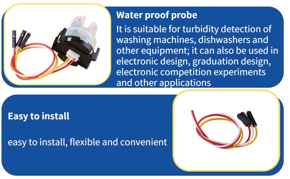 Amazon.com: Turbidity Sensor Liquid Suspended Particles Water Turbidity ...