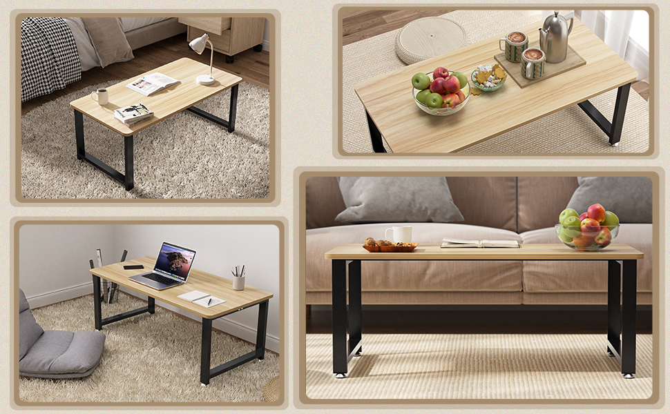 Amazon.co.jp: DEWEL ローテーブル 座卓 ローテーブル 90 ちゃぶ台 幅90×奥行45×高さ36cm ロータイプ 一人暮らし リビングテーブル センターテーブル ...