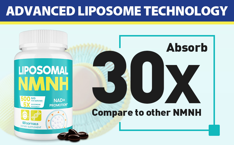 Amazon.com: Liposomal NMNH (Dihydronicotinamide Mononucleotide), NMN Supplement Alternative, to ...