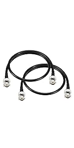 Amazon.com: Superbat BNC Female to Female Adapter Connectors Flange 4 Hole Panel Mount BNC ...