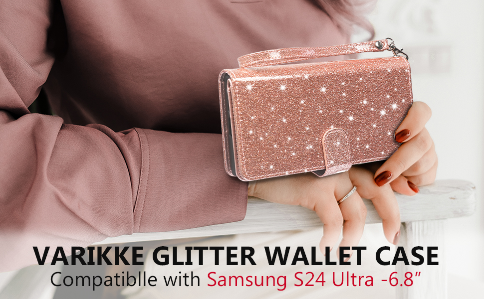 Amazon.com: Varikke for Samsung Galaxy S24 Ultra Wallet Case, Detachable Magnetic for S24 Ultra ...