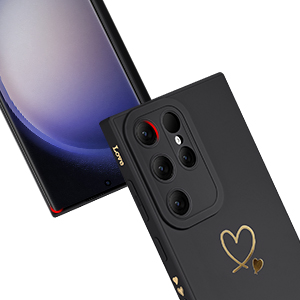 Newseego Compatible with Samsung Galaxy S23 Ultra Case Girls Women, Cute Love Heart Pattern ...