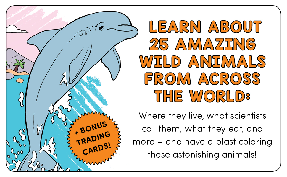Wild Animal Book for Kids: Coloring Fun and Awesome Facts (A Did You ...
