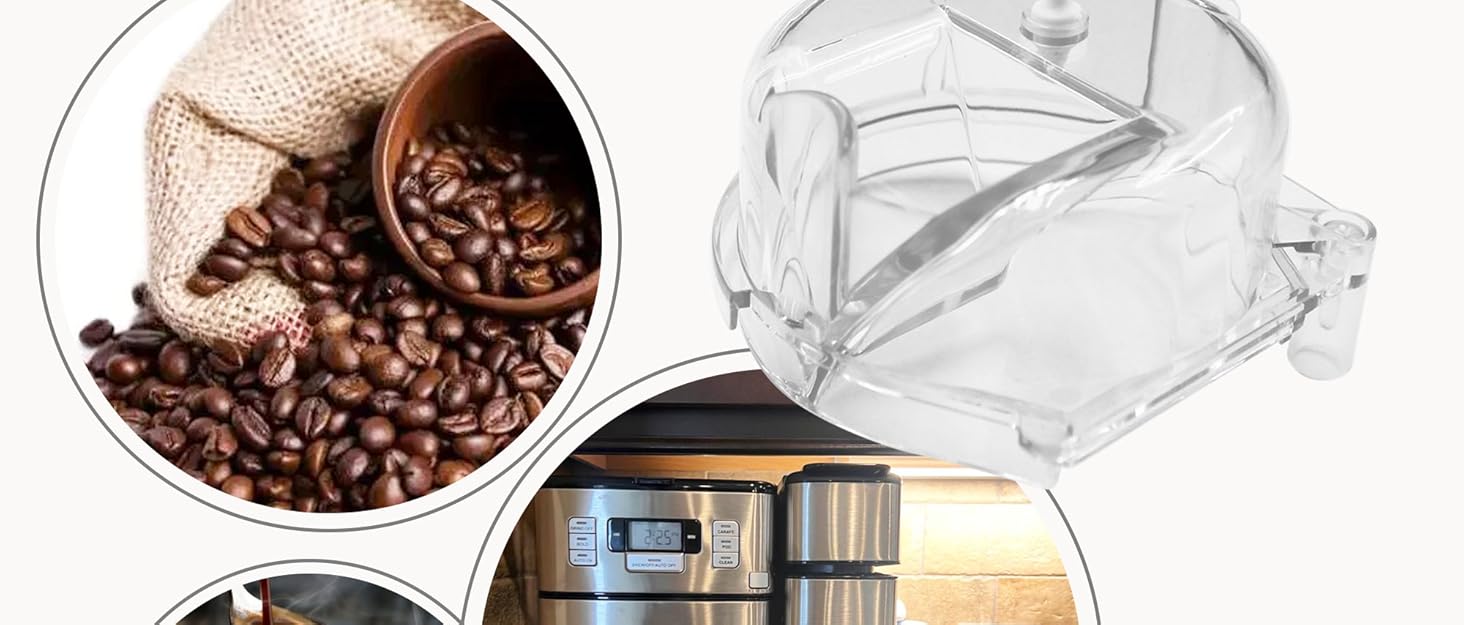 Amazon.com: DGB-500GLID Grinder Assembly Lid, Clear For Cuisinart Coffee Maker Models DGB-475 ...