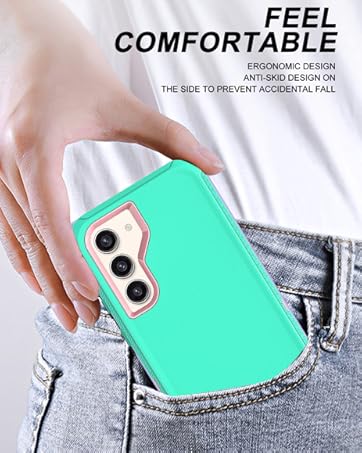 Amazon.com: HONG-AMY for Galaxy S23 Case, S23 Case with Self Healing Flexible TPU Screen ...