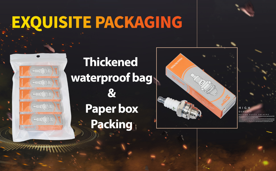 iBroPrat 5pcs NGK BPMR7A L7T Spark Plugs,BPM7A BM6A RCJ6Y RCJ7Y WSR5F Sparkplug for 2-Stroke ...