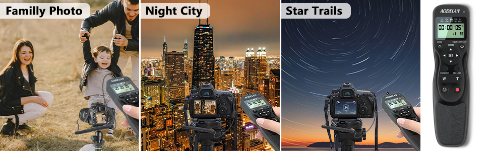 Amazon.com : AODELAN Camera Shutter Release Timer Zoom Remote Controller for Sony Cameras ...