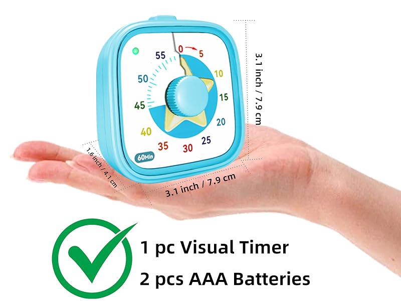 Amazon.com: Acomingwin Visual Timer, Digital Countdown Timer for Kids ...