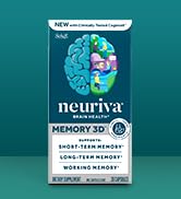 Amazon.com: NEURIVA Memory 3D Brain Supplement - Decaffeinated Nootropic Capsules for Memory ...