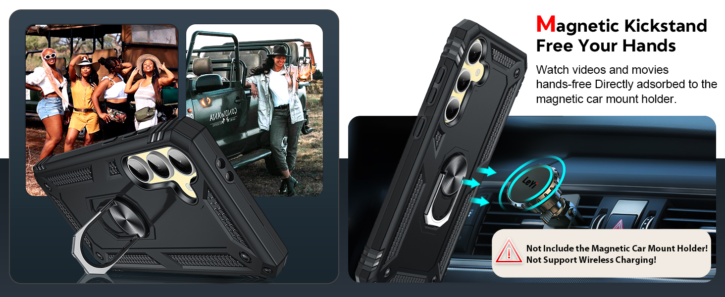 Amazon.com: LeYi for Samsung Galaxy S24-FE Case [𝗡𝗼𝘁 𝗙𝗶𝘁 𝗦𝟮𝟰 𝟱𝗚]: with Glass Screen Protector ...