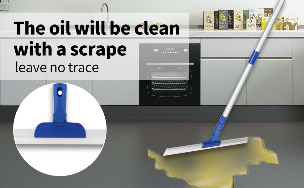 Amazon.com: Floor & Window Professional 180° Rotatable Squeegee Scrubber with 56" Adjustable ...