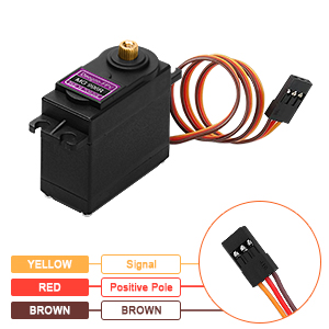 Amazon.com: 4 Pack MG996R Servo Motor, 55g Fully Copper Gear High Torque Digital Servo Motor Kit ...