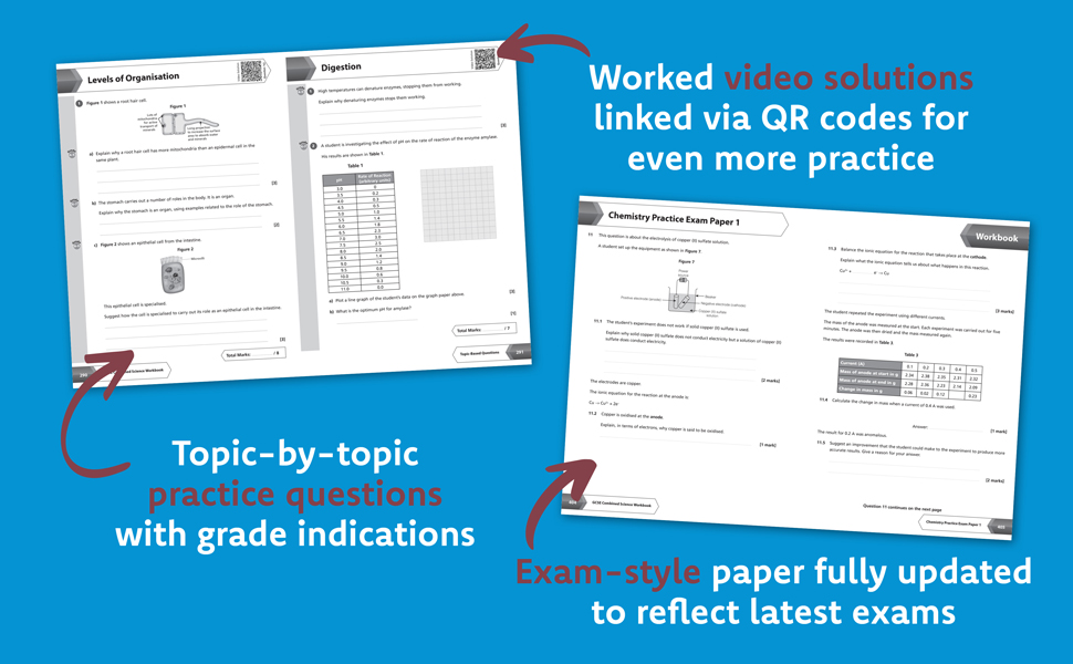 AQA GCSE 9-1 Combined Science Higher Workbook: Ideal for the 2026 and ...