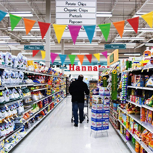 Amazon.com : 250pcs Multicolor Pennant Flags,LOOBJOYGAME 263Ft Nylon ...