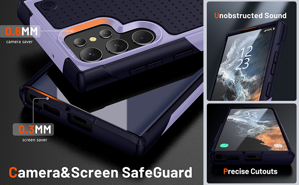 Amazon.com: TORRTOWAY Designed for Samsung Galaxy S22 Ultra Case Gift Militay Grade Drop ...