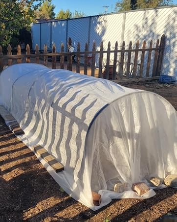 Amazon.com : 15ft x 15ft Fruit Tree Netting Cover with Zipper & Drawstring, Insect Bird Barrier ...