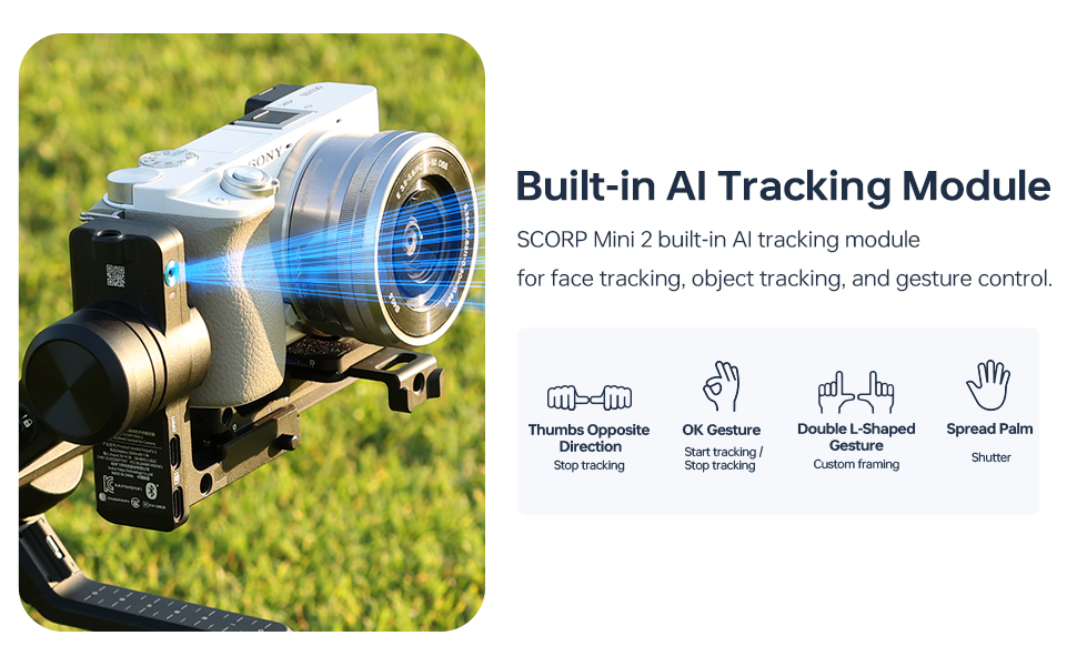 FeiyuTech SCORP Mini 2 [Official] Gimbal Stabilizer with 3 axis, All in ...