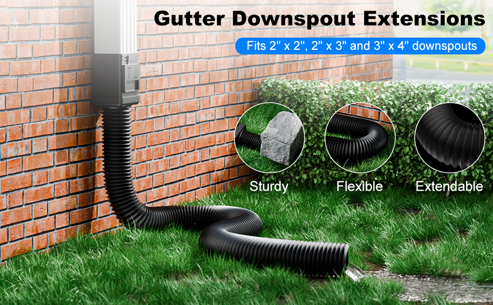 Amazon.com : VA1KENE 2-Pack Downspout Leaf Filter with Gutter Downspout ...