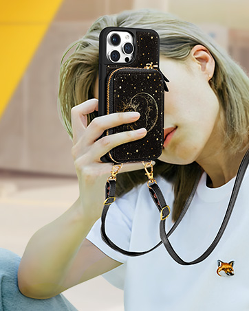 Amazon.com: Shorogyt for iPhone 13 Pro Max Case Wallet Crossbody, RFID Blocking Card Holder ...