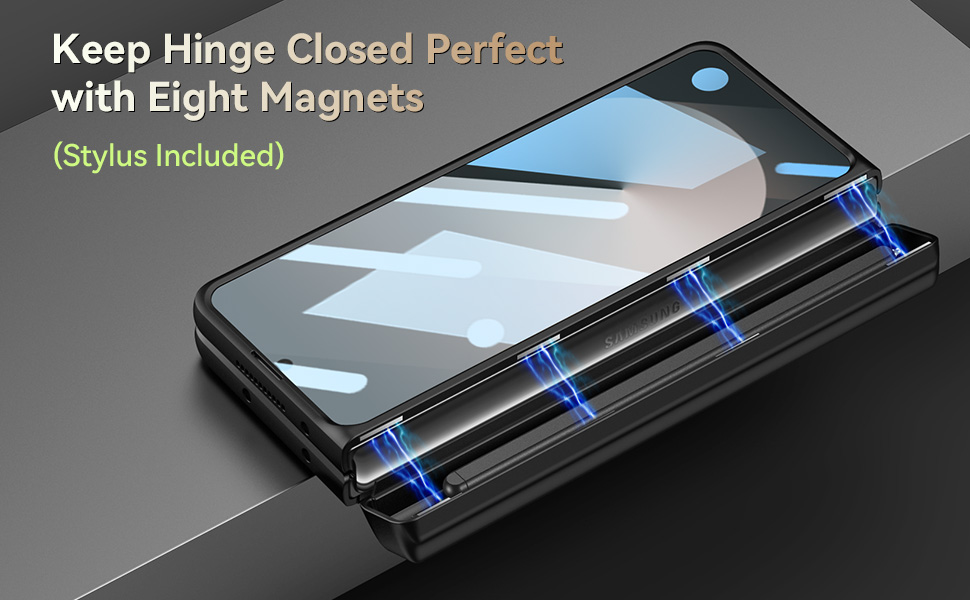 Amazon.com: Libeagle for Samsung Galaxy Z-Fold-6 Case: Built in Hidden Fold 6 New Slim S Pen ...