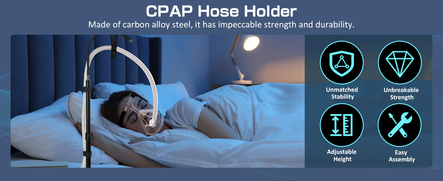 Amazon.com: IKSTAR CPAP Hose Holder for Bed, Retractable Bedside CPAP Hose Tube Hanger, Lasts 10 ...