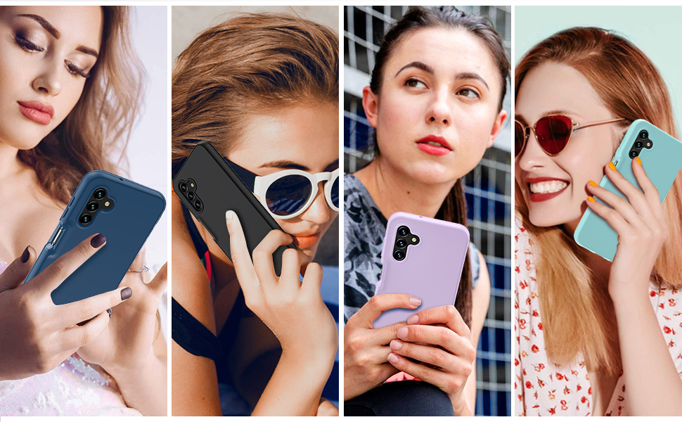 Amazon.com: LeYi for Samsung A13 5G Case：Samsung Galaxy A13 5G Phone Case with [2 x Tempered ...